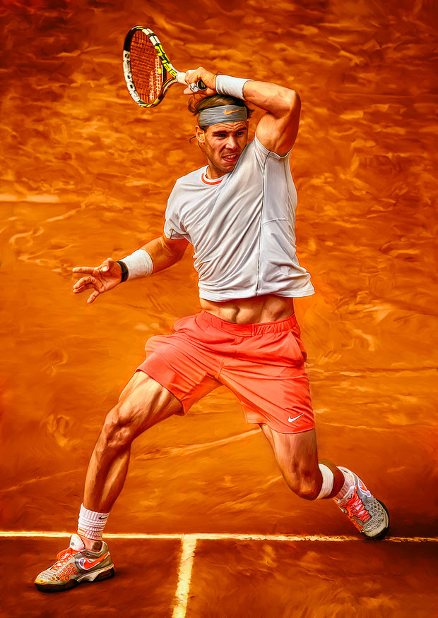 Tennis Players as Works of Art – David Linebarger